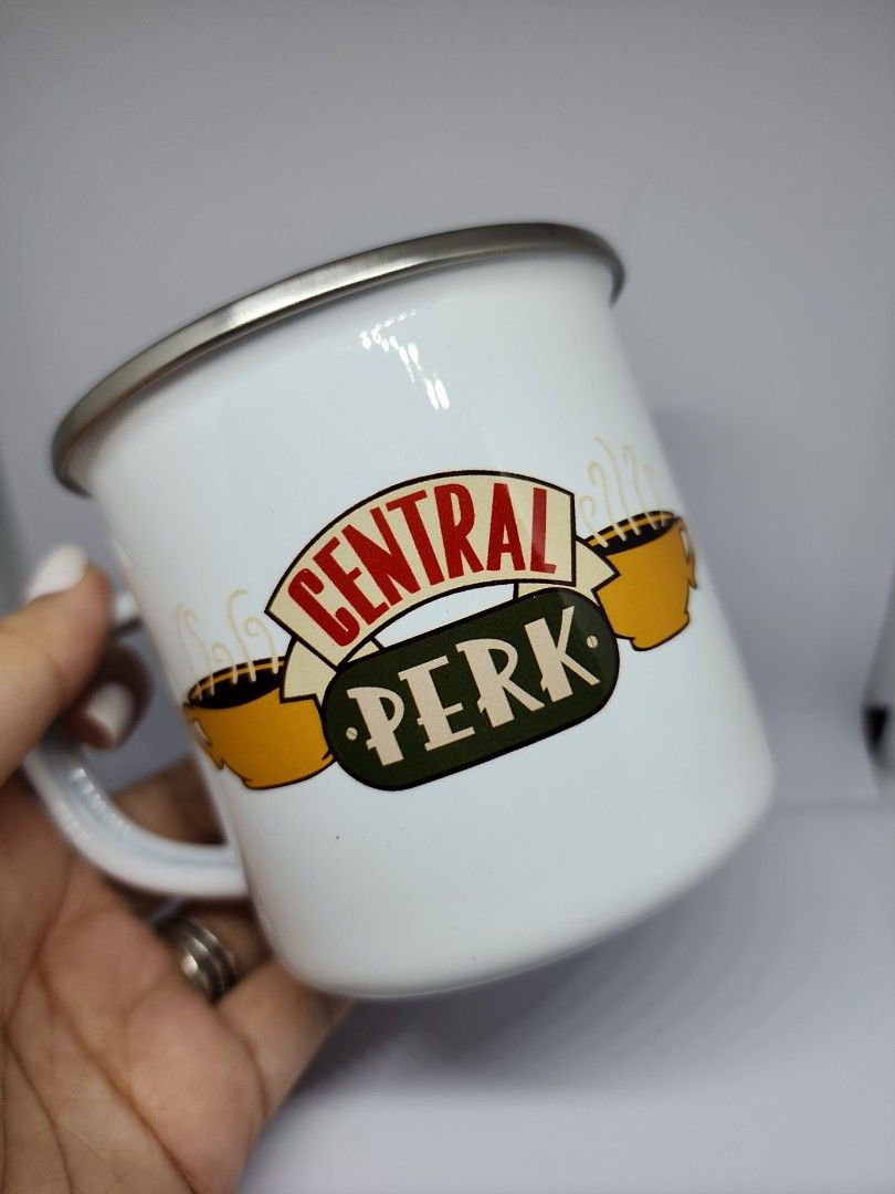 FRIENDS TV Show | Central Perk Enamel Mug, Furniture & Home Living ...