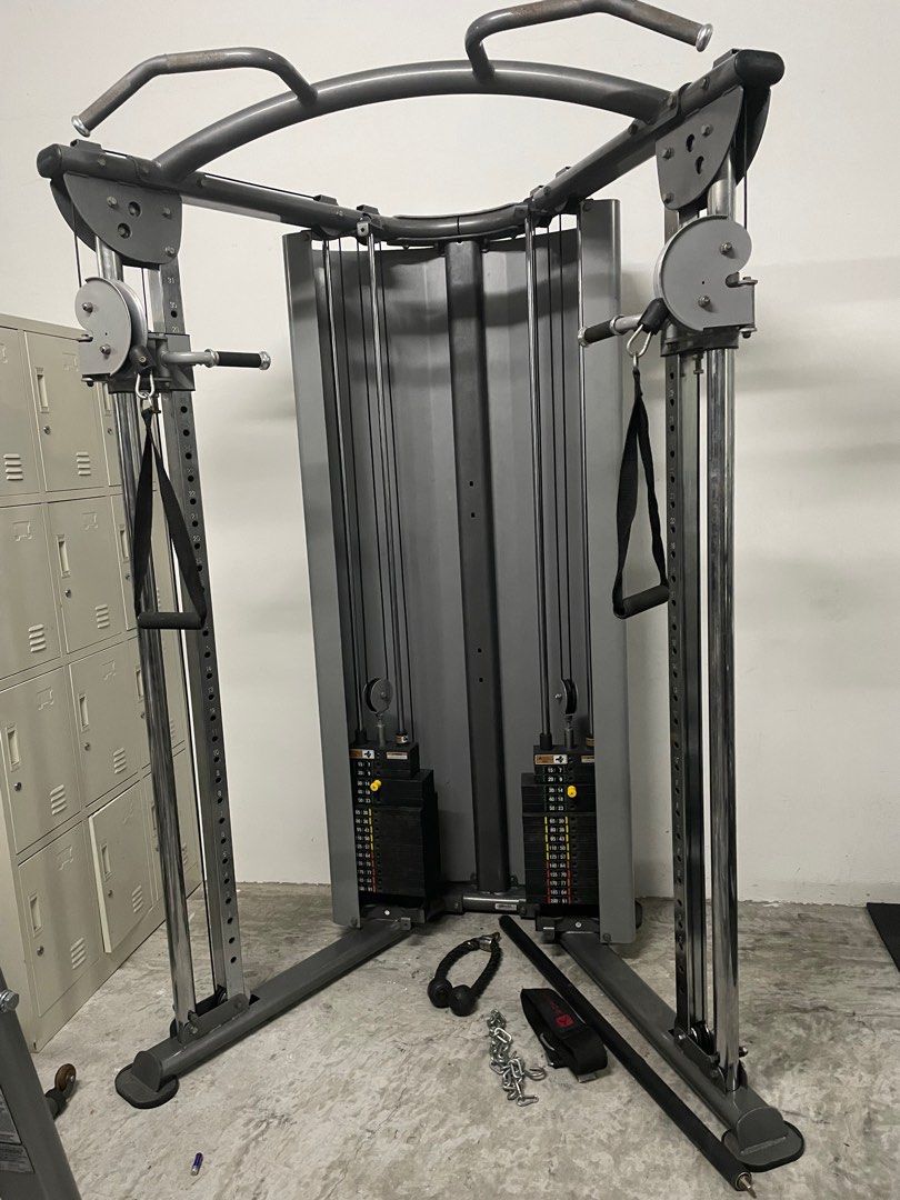 Commercial grade Functional trainer gym cable crossover over training ...