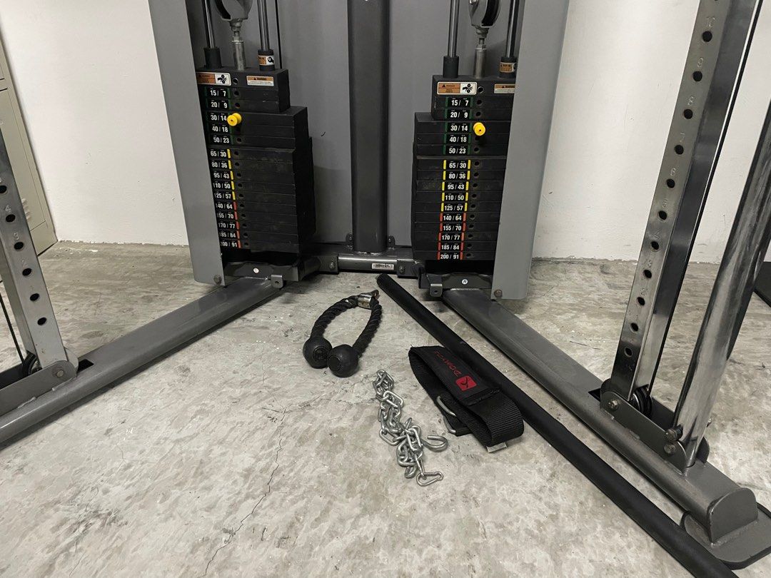 Commercial grade Functional trainer gym cable crossover over training ...