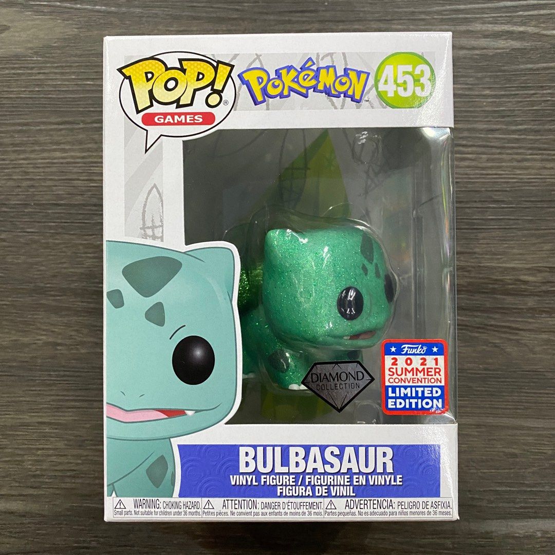 Funko Pop #453: Pokemon - Bulbasaur (Diamond Glitter) [2021 Summer ...