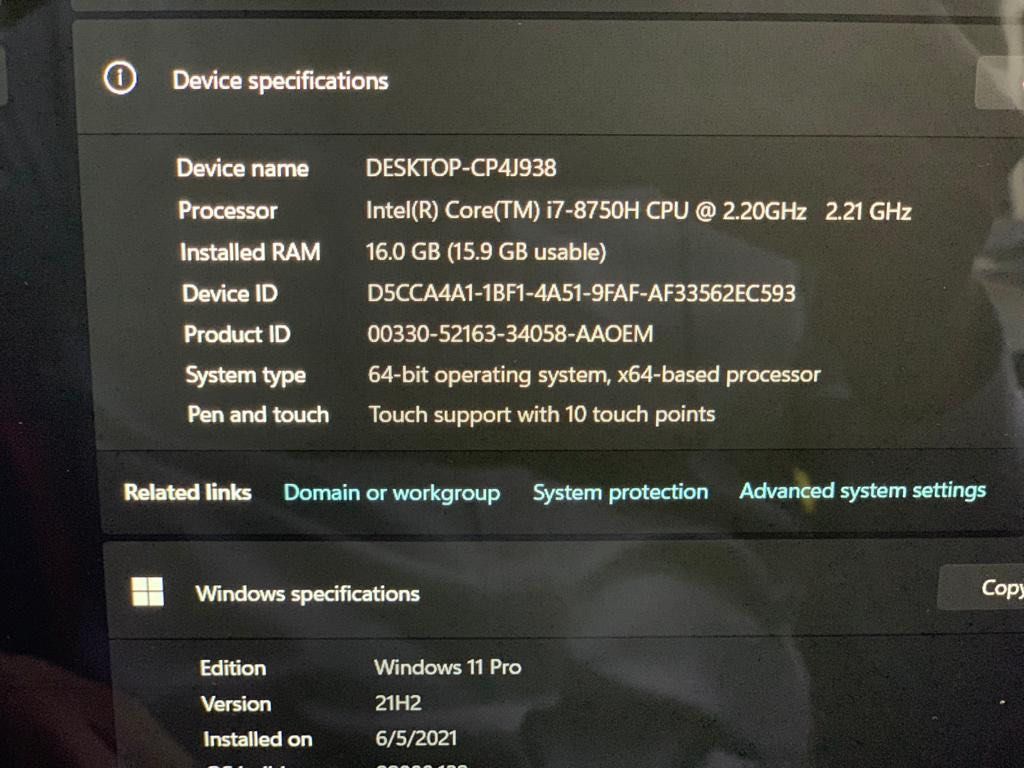 Gaming Laptop HP Core i7(8th Gen) with DDR 5 Nvidia Quadro P600 ...