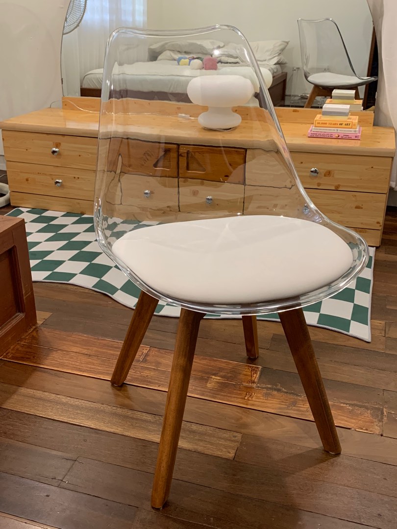 Ghost Chair - Transparent Chair - Office Chair - Nordic Chair ...