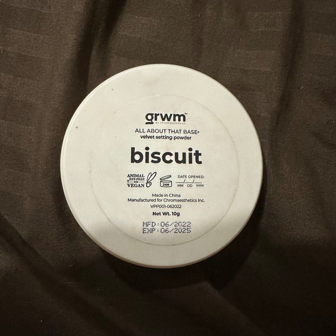 GRWM Powder Rush Velvet Setting Powder in Biscuit, Beauty & Personal ...