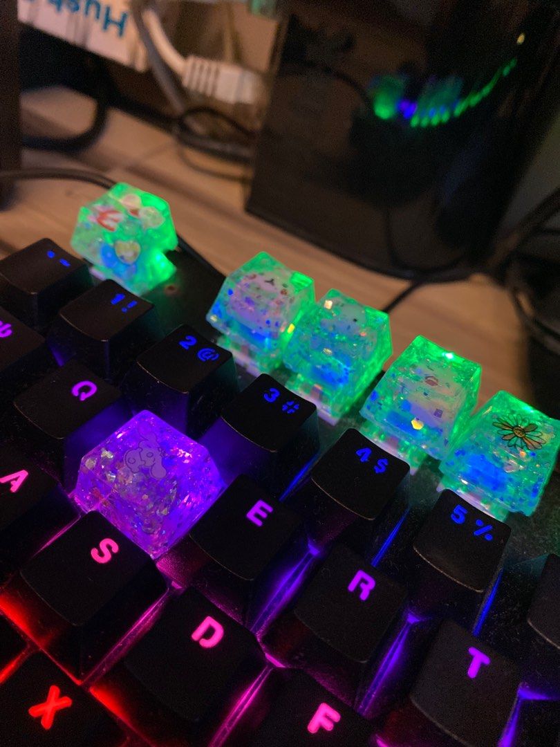 Handmade Custom Resin Keycaps, Computers & Tech, Parts & Accessories ...