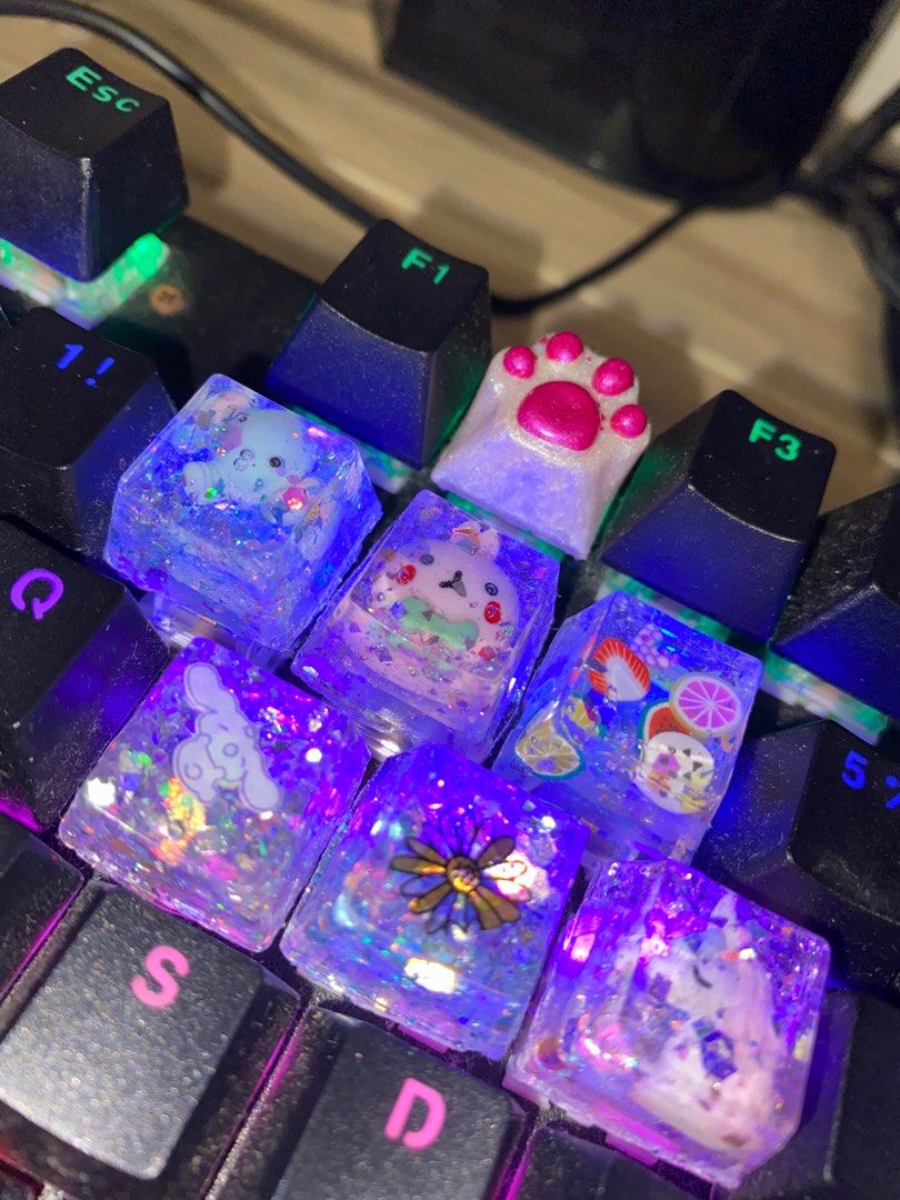 Handmade Custom Resin Keycaps, Computers & Tech, Parts & Accessories ...