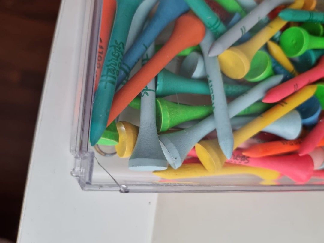 Harrods wooden golf tees, Sports Equipment, Sports & Games, Golf on ...