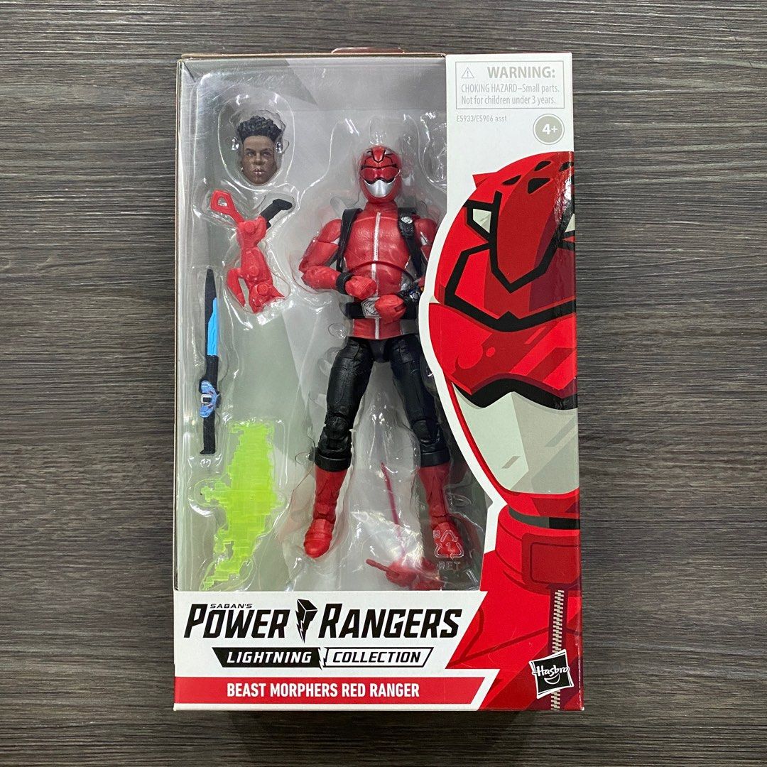 Hasbro Power Rangers Lightning Collection: Beast Morphers Red Ranger ...