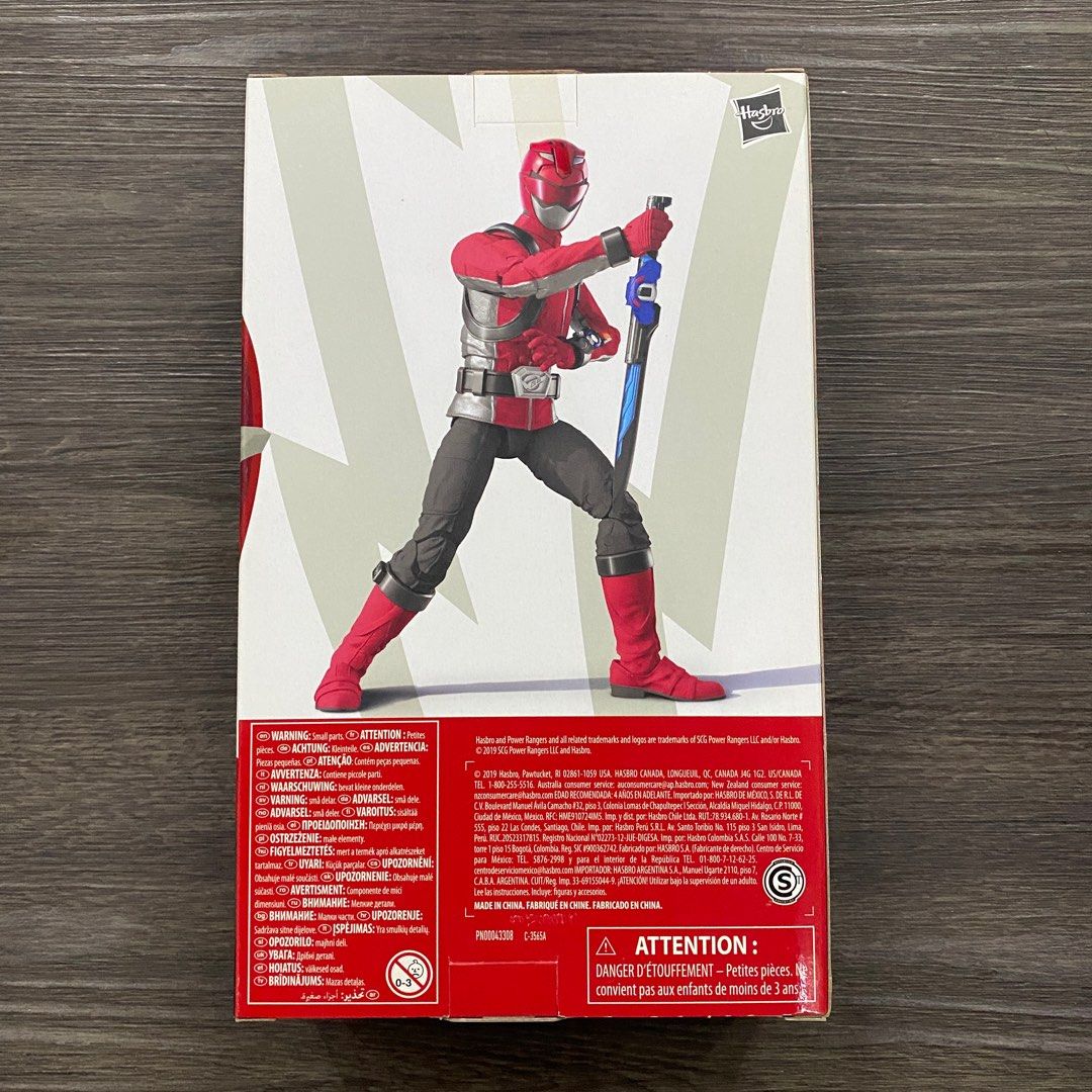 Hasbro Power Rangers Lightning Collection: Beast Morphers Red Ranger ...