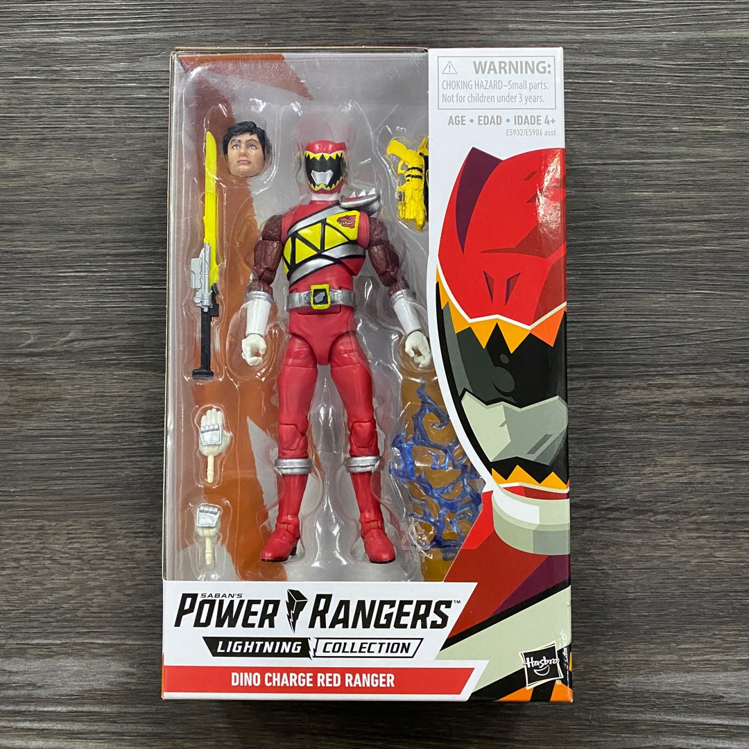 Hasbro Power Rangers Lightning Collection: Dino Charge Red Ranger ...