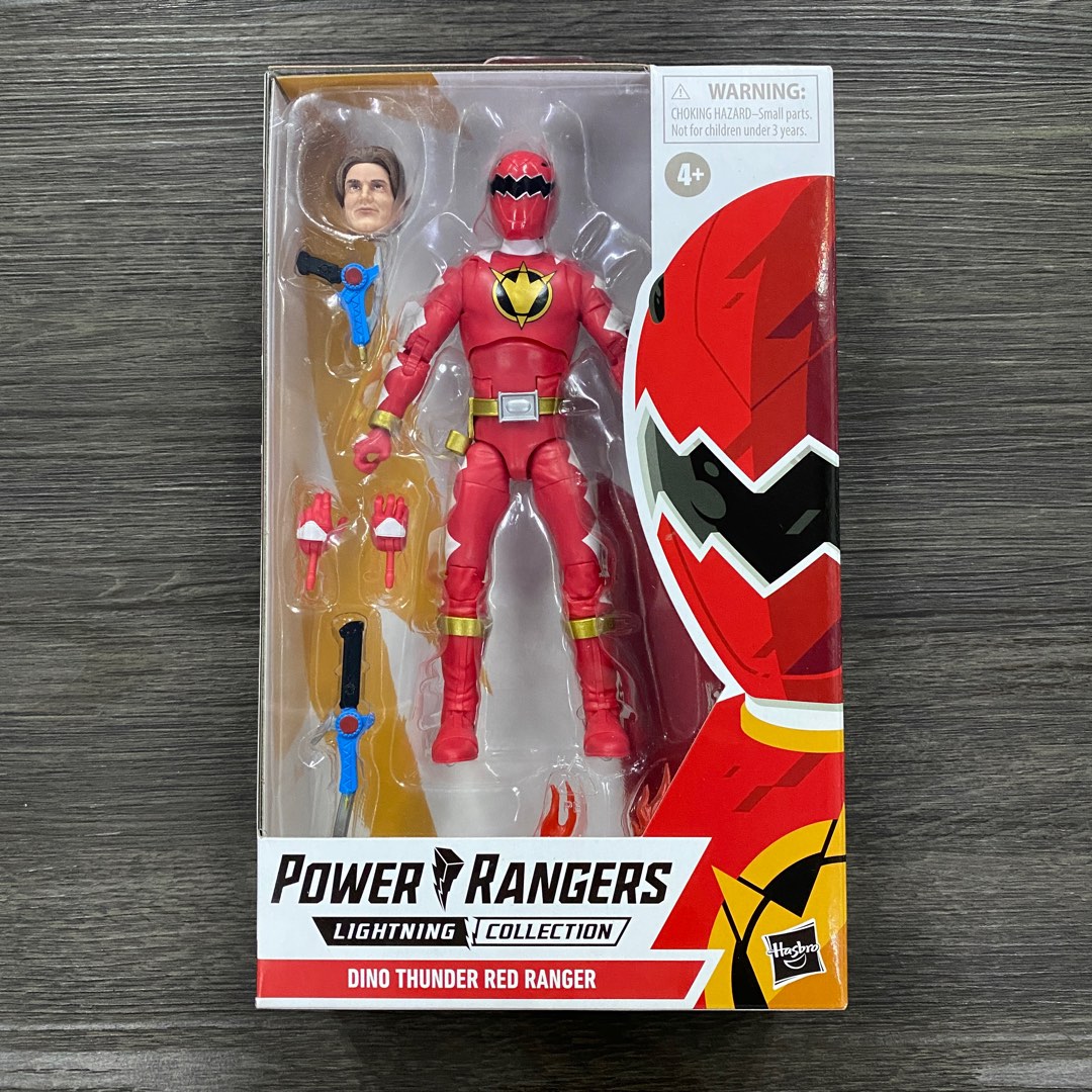 Hasbro Power Rangers Lightning Collection: Dino Thunder Red Ranger ...