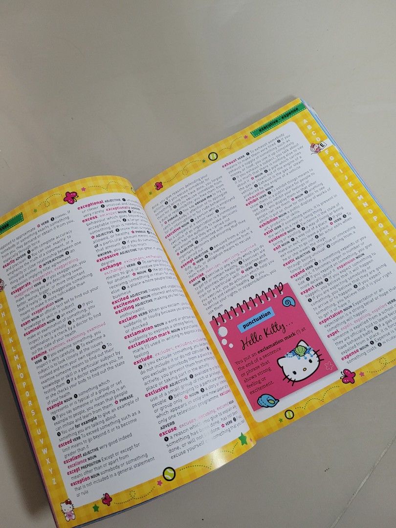 Hello Kitty Dictionary, Hobbies & Toys, Books & Magazines, Children's ...
