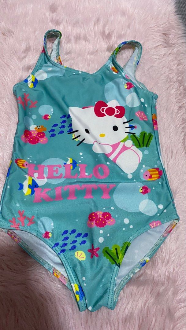 Hello kitty swimsuit, Babies & Kids, Babies & Kids Fashion on Carousell