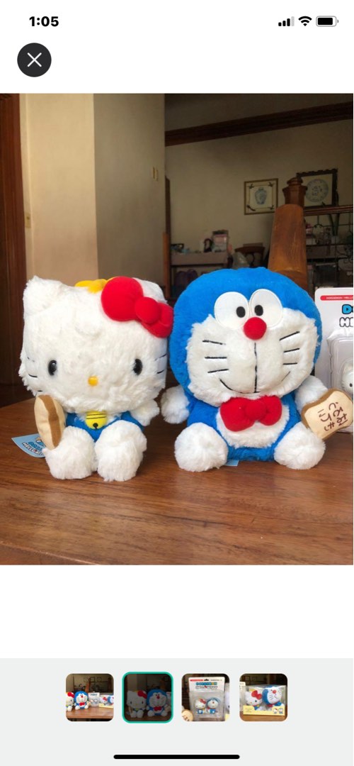 Hello Kitty x Doraemon, Hobbies & Toys, Toys & Games on Carousell
