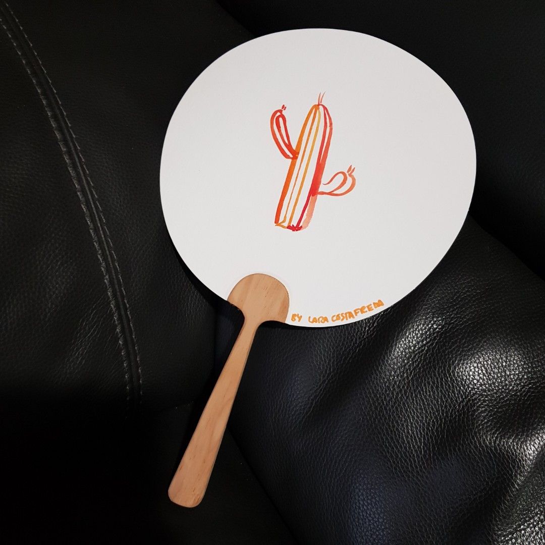 HERMES PAPER FAN PAINTED BY A SPANISH ARTIST, Luxury, Accessories on ...