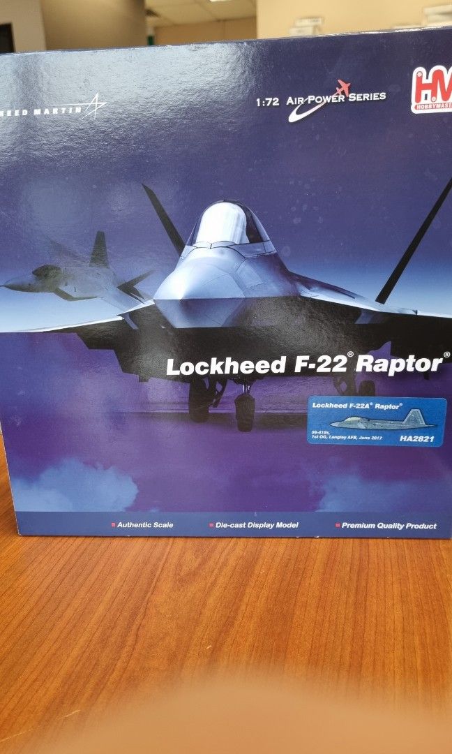 Hobby Master HA2821 F-22A Raptor, Hobbies & Toys, Toys & Games on Carousell
