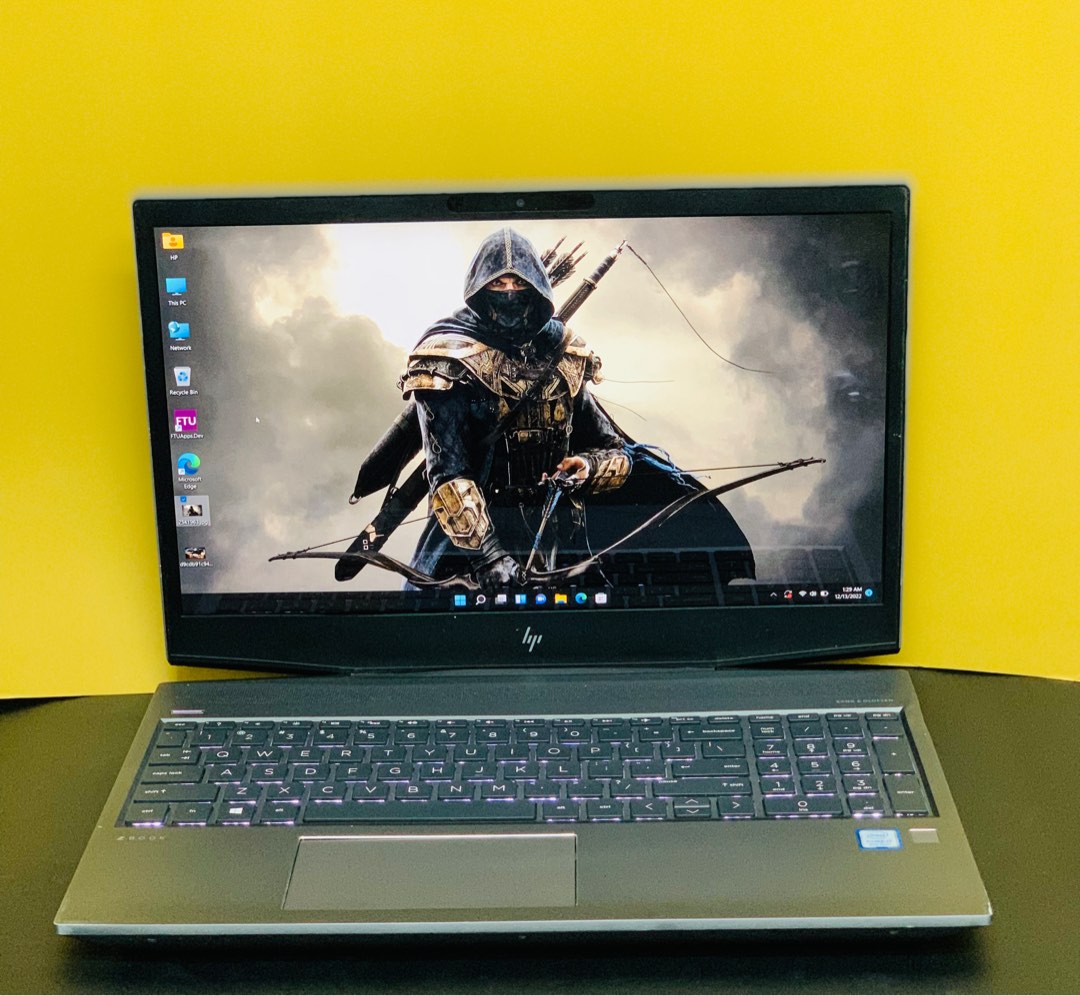 Hp zbook i7 8Th gen 8 High end Gaming Laptop 32Gb ram Ddr5 Graphic Dual ...