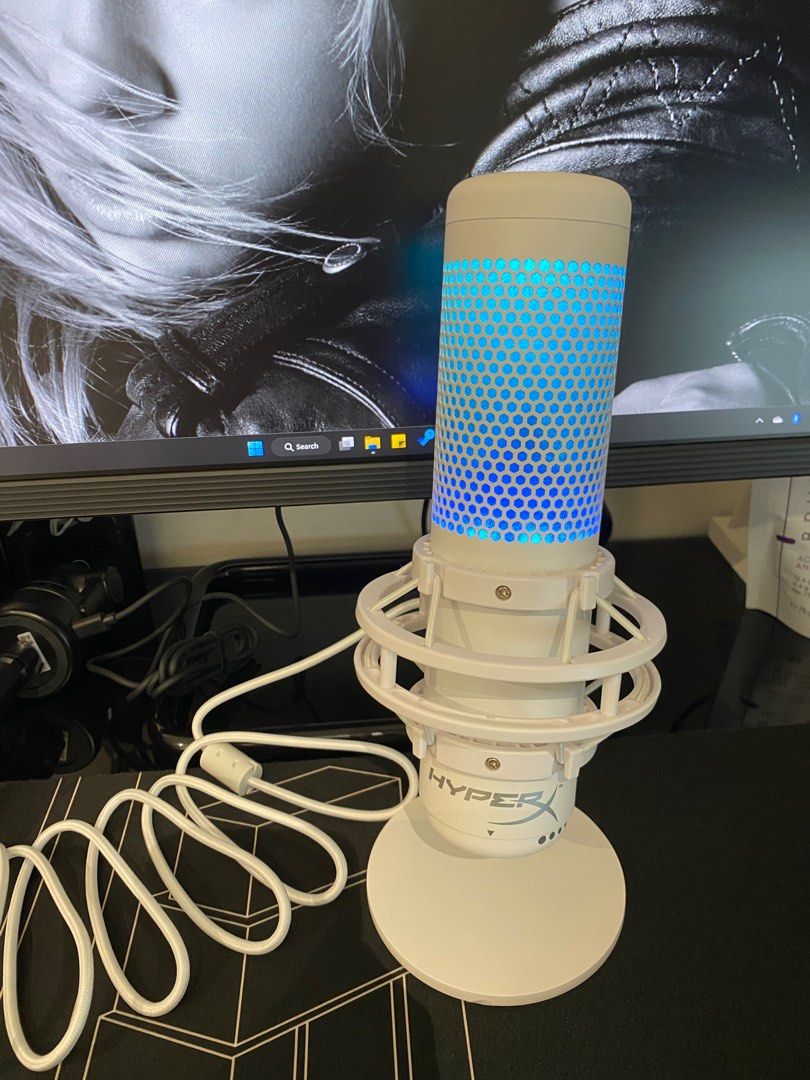 HyperX Quadcast S: White RGB USB Microphone (Latest Version ...