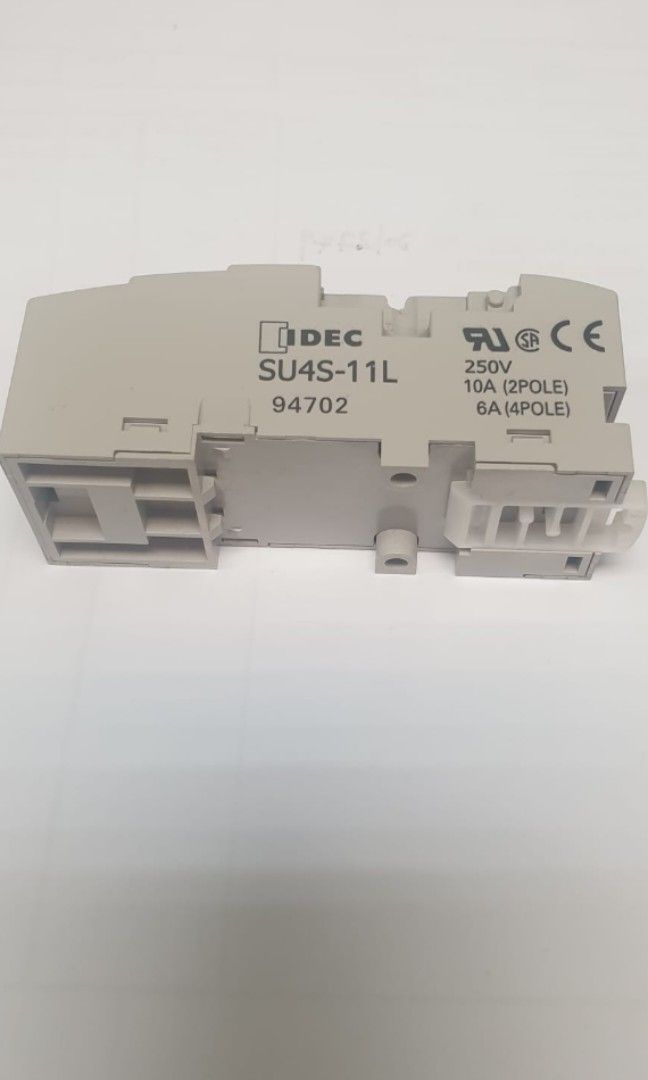 Idec 4 pole Spring Clamp Din Rail Socket, TV & Home Appliances ...