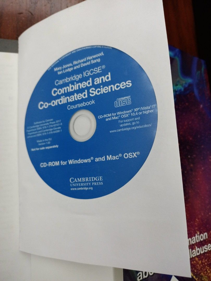 Igcse Combined And Coordinated Sciences Coursebook Hobbies And Toys Books And Magazines Textbooks
