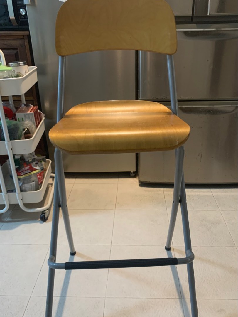 IKEA bar stool/ high chair, Furniture & Home Living, Furniture, Chairs ...