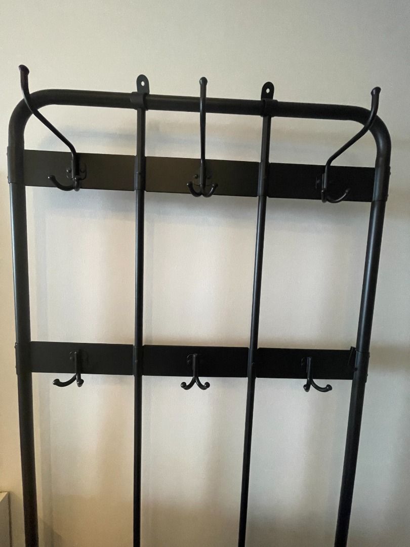 IKEA Pinning Coat rack with shoe storage bench, Furniture & Home Living ...