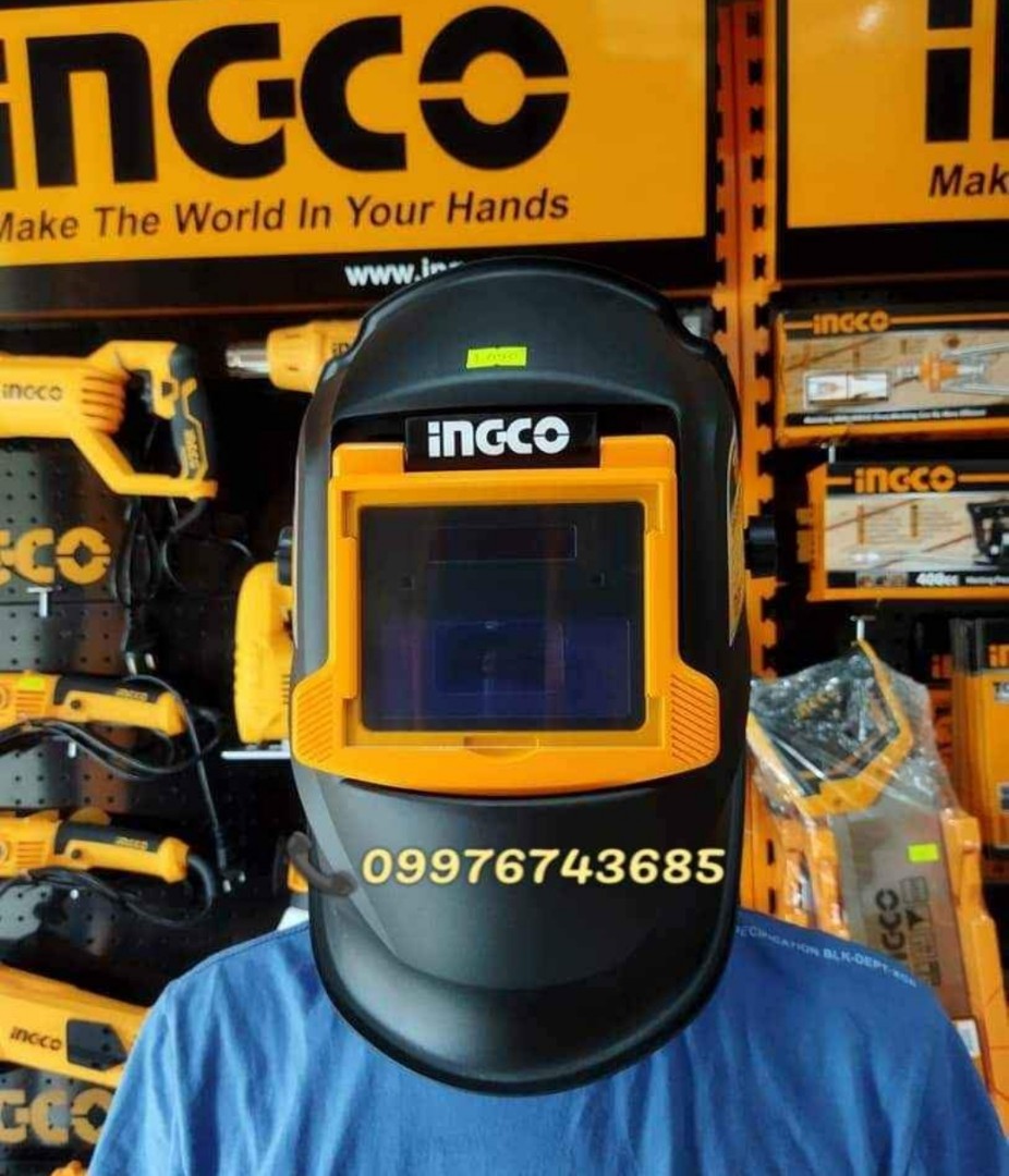 INGCO Auto Darkening Welding Helmet - AHM009, Commercial & Industrial ...