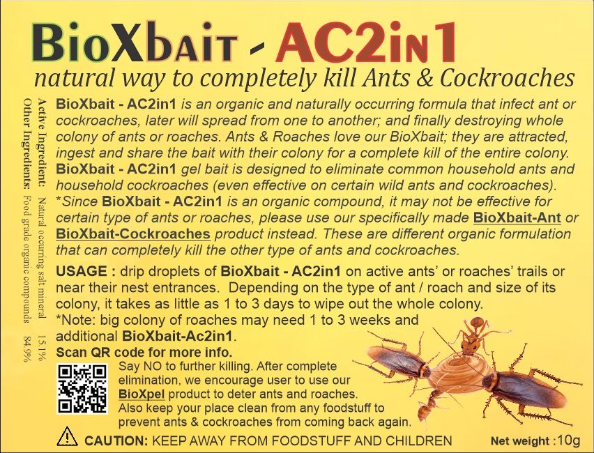 Instant Wipe-Out Complete Colony of Ant Ants Cockroach Cockroaches ...