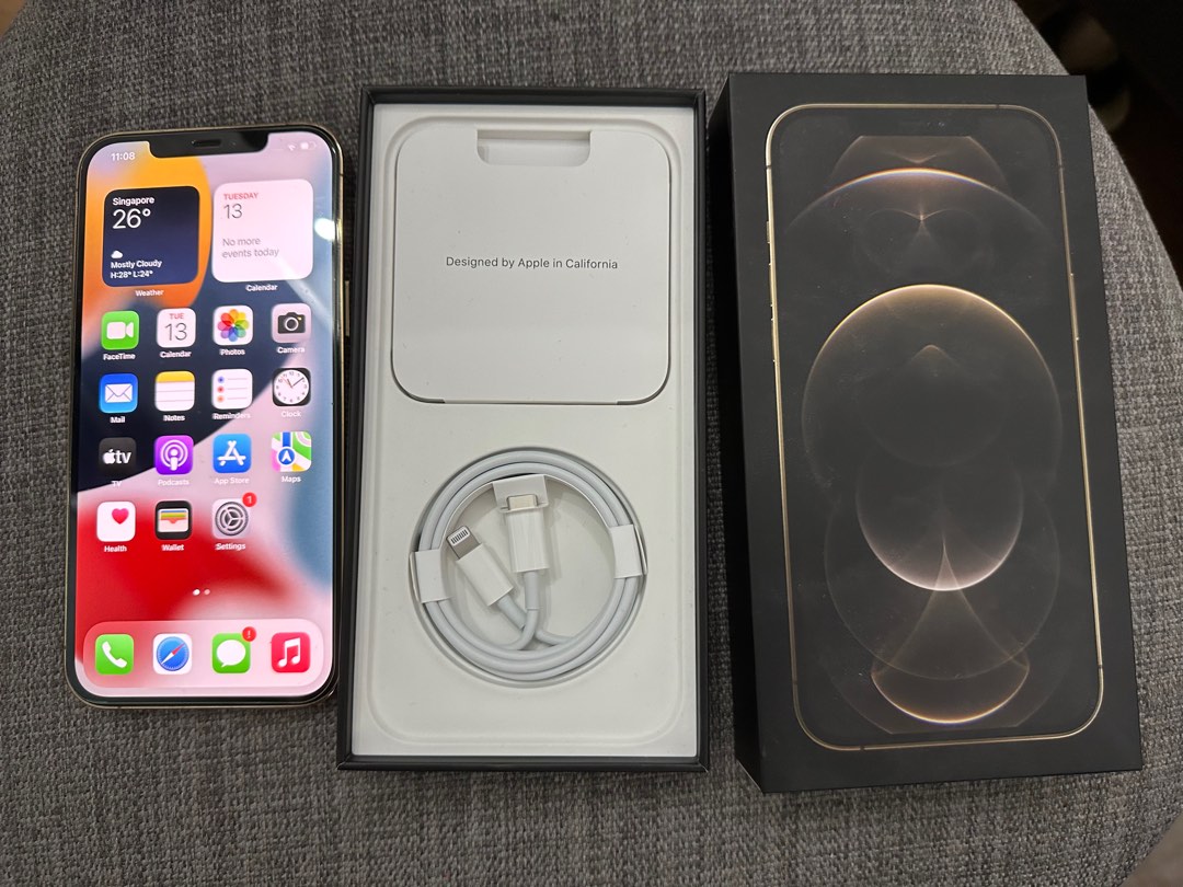 iPhone 12 Pro Max 256GB Gold, Mobile Phones & Gadgets, Mobile Phones ...