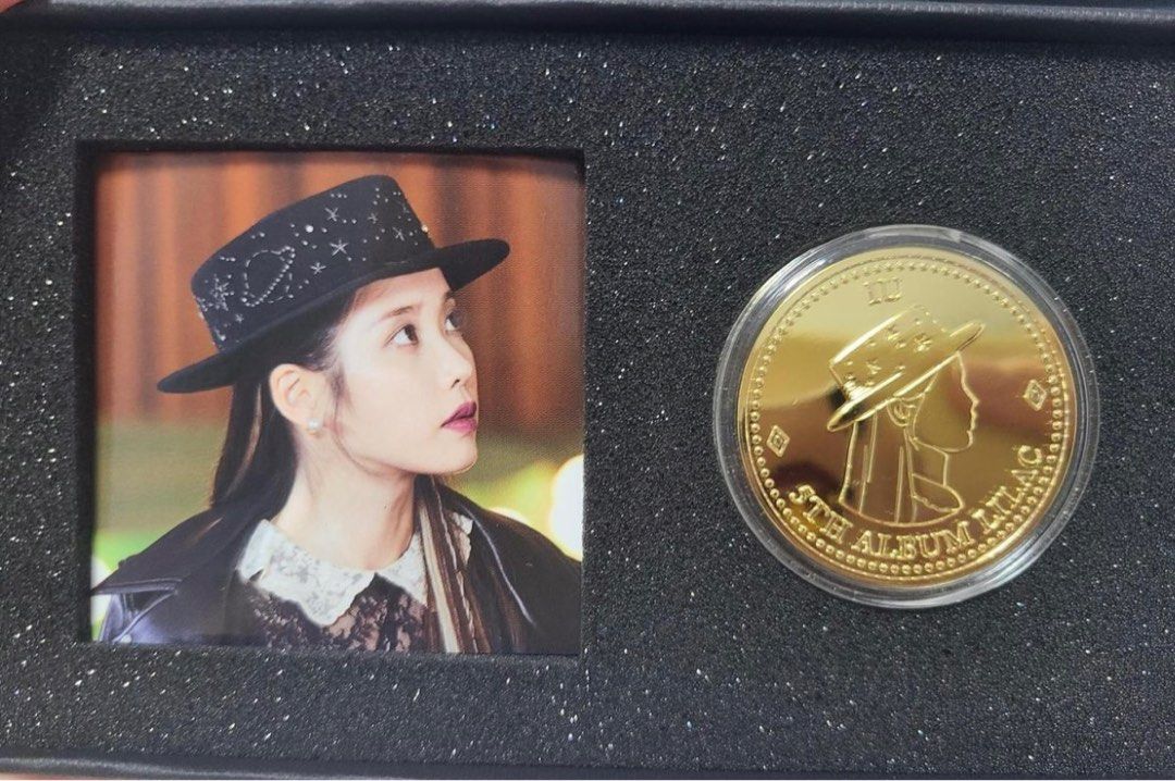 IU commemorative coin A type, 興趣及遊戲, 收藏品及紀念品, 韓流 - Carousell