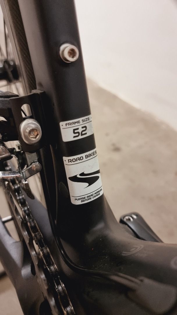 JAVA J-Air Feroce 3 Road Bike (carbon frame) Size S/52, Sports ...