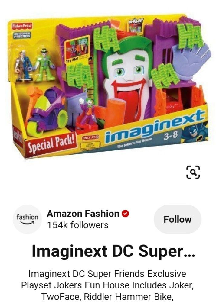 Joker Imaginext Fun House Playset, Hobbies & Toys, Toys & Games on ...