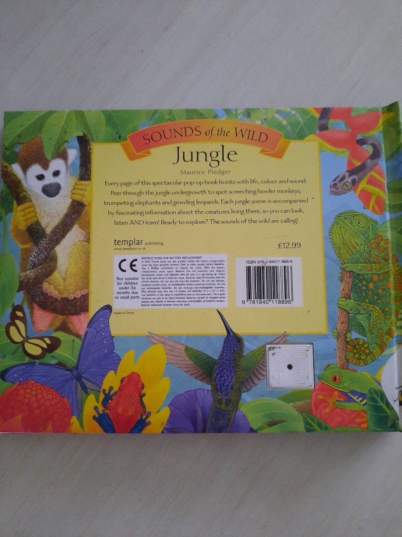 Jungle Pop-up book, Hobbies & Toys, Books & Magazines, Children's Books ...