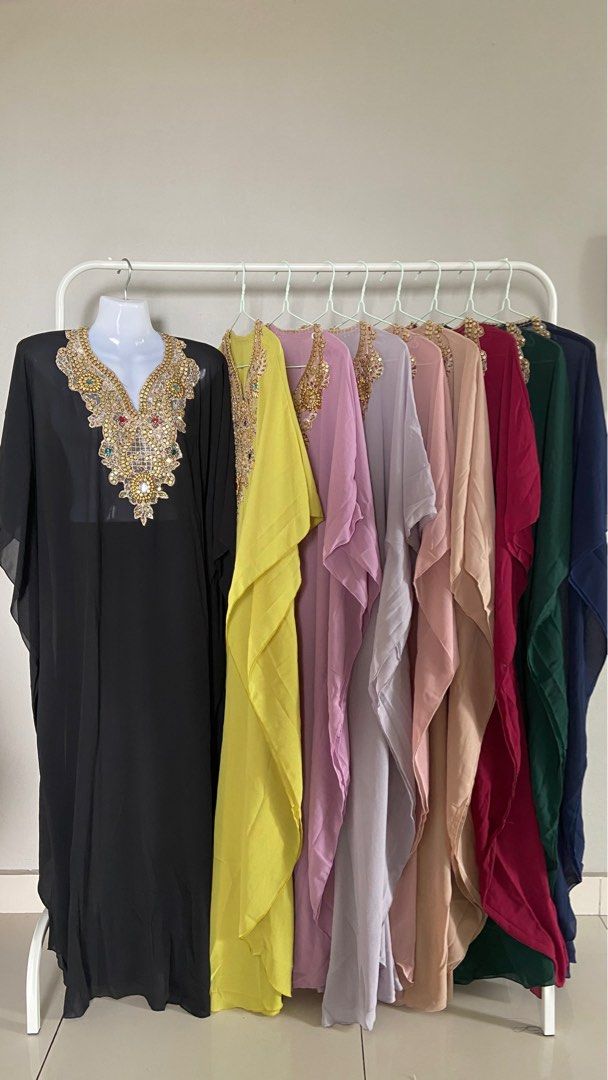 KAFTAN LABUCI DENGAN 9 PILIHAN WARNA KAIN SELESA LEMBUT CANTIK DAN ...
