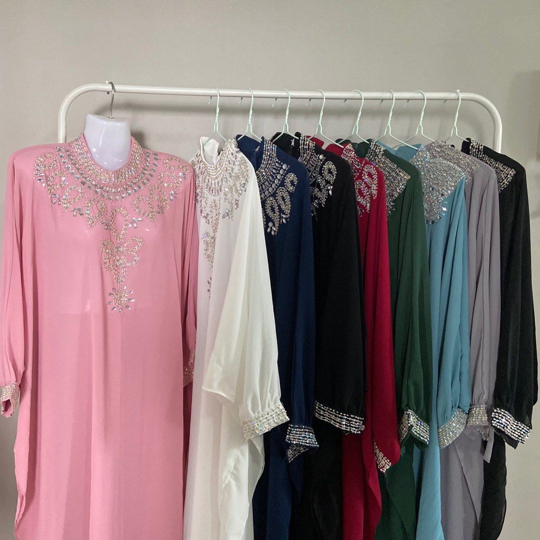 KAFTAN LABUCI LENGAN PANJANG DENGAN 6 PILIHAN WARNA KAIN SELESA LEMBUT ...