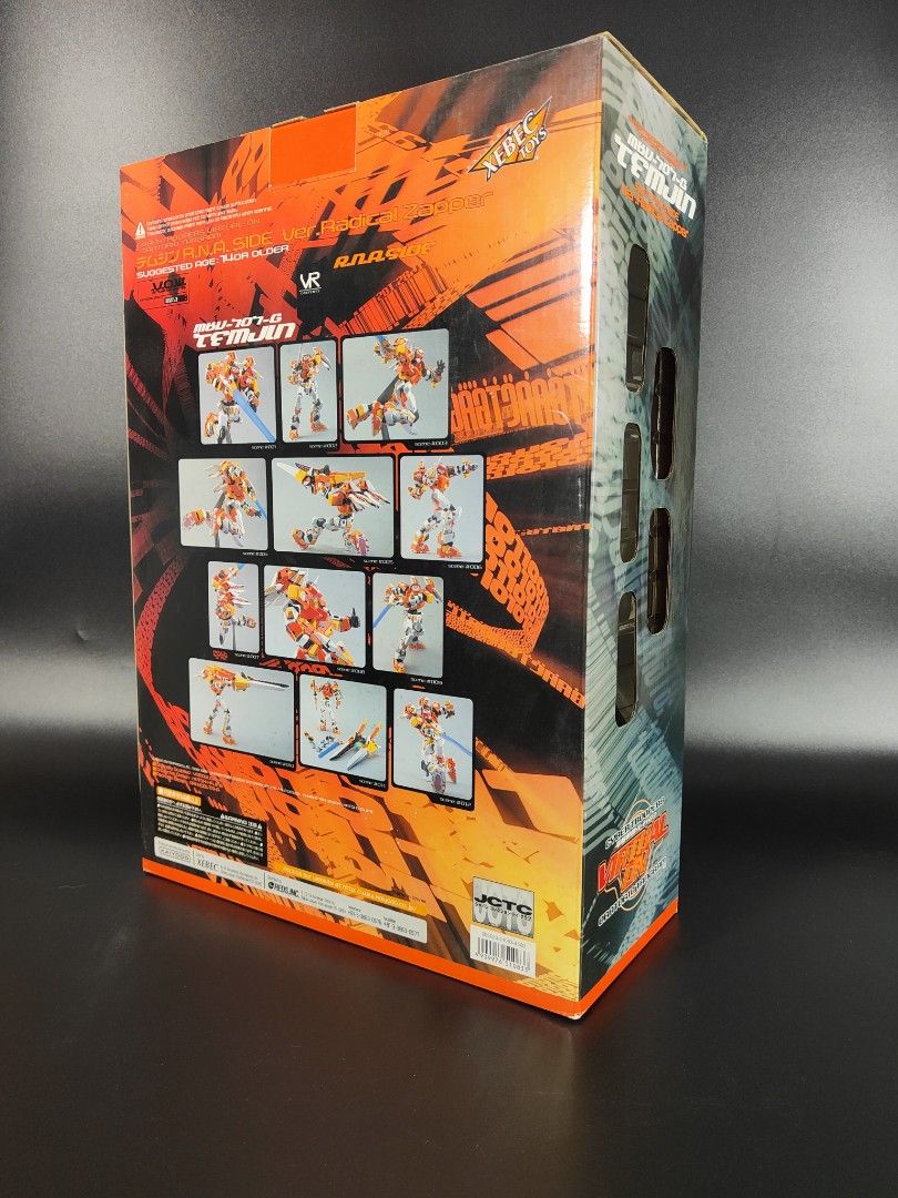 Kaiyodo Virtual On Temjin RNA Side ver Radical Zapper Action Figure ...