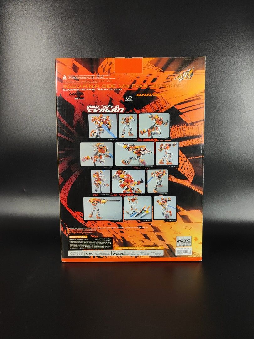 Kaiyodo Virtual On Temjin RNA Side ver Radical Zapper Action Figure ...