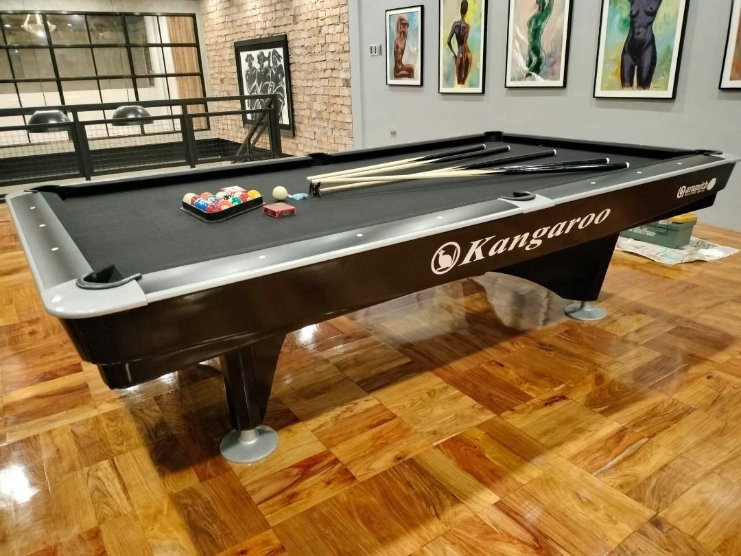 Kangaroo senior size billiard table with complete set of accessories ...