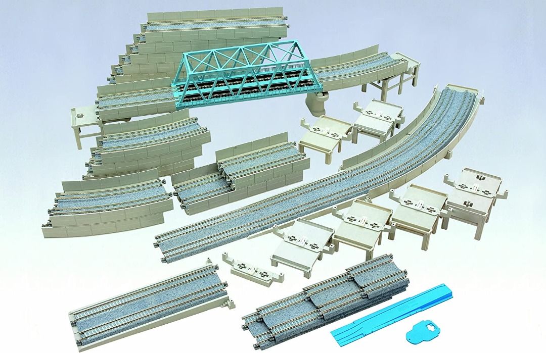 KATO Unitrack [V12] Double-Track Cubic Interchange Set (Variation 12 ...