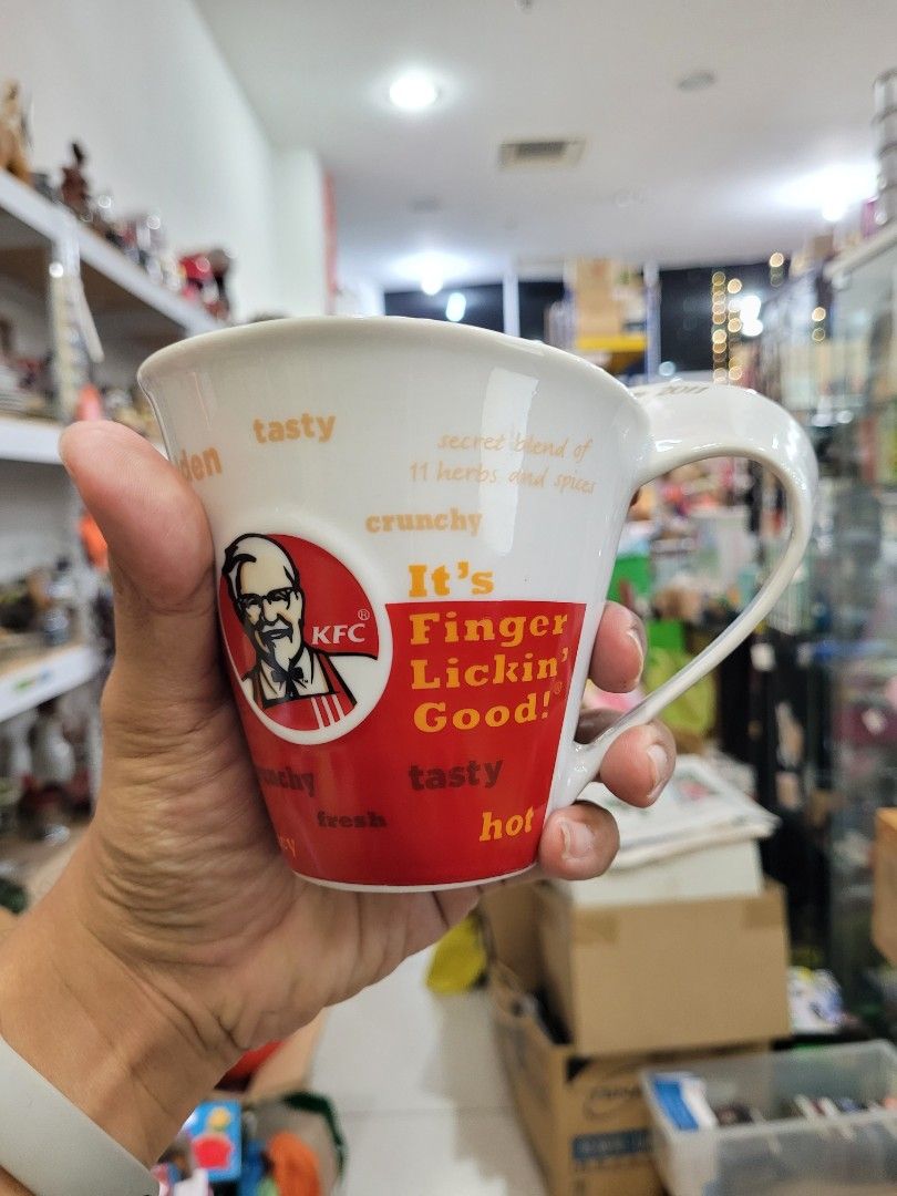 KFC Commemorative Mug 500th Store 24k Gold, Hobbies & Toys ...