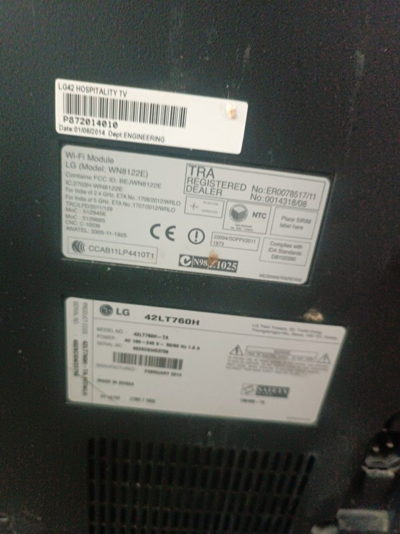 Lg 42" full hd led smart tv aprts only, TV & Home Appliances, TV & Entertainment, TV on Carousell