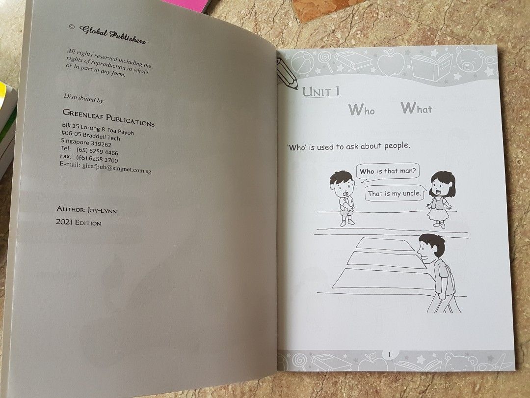 Kindergarten 2 Grammar ( set of 4), Hobbies & Toys, Books & Magazines ...