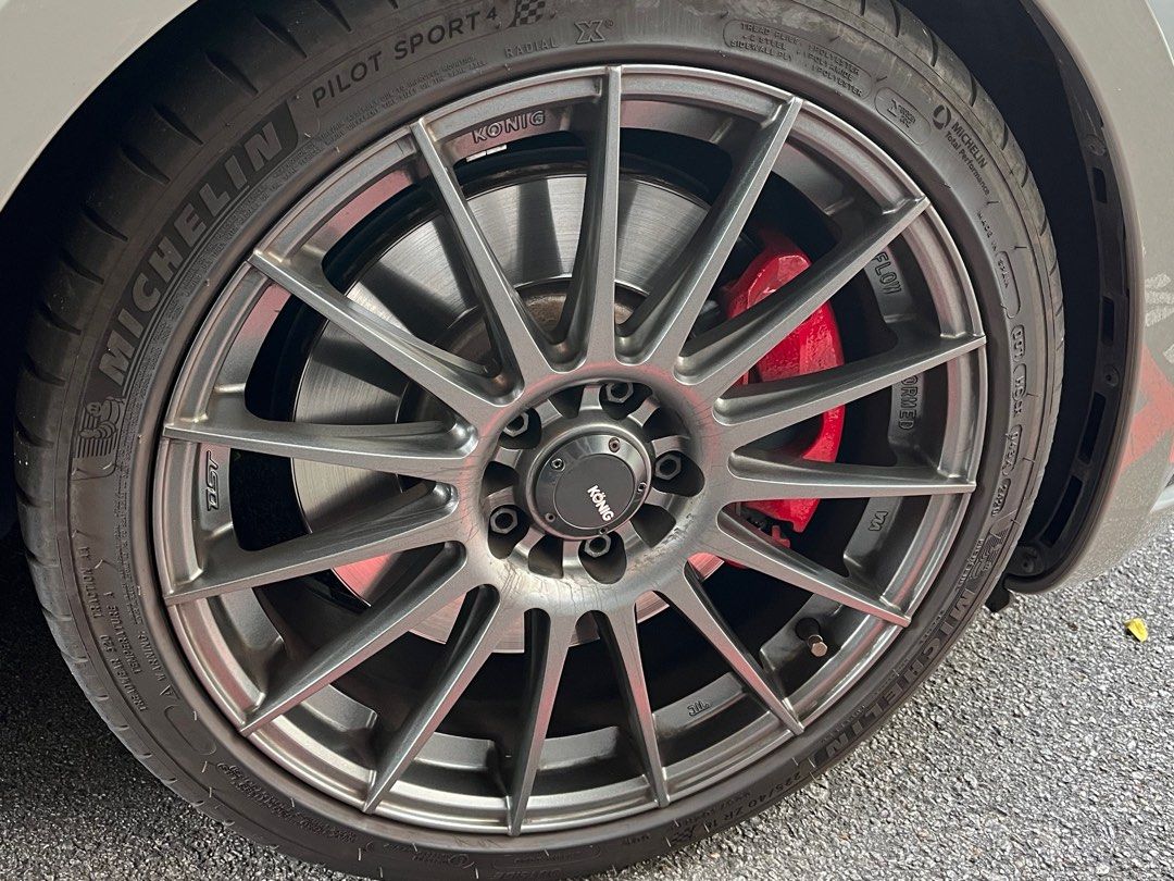 Konig rennform 18x8j, 5x112, et45, Car Accessories, Tyres & Rims on ...