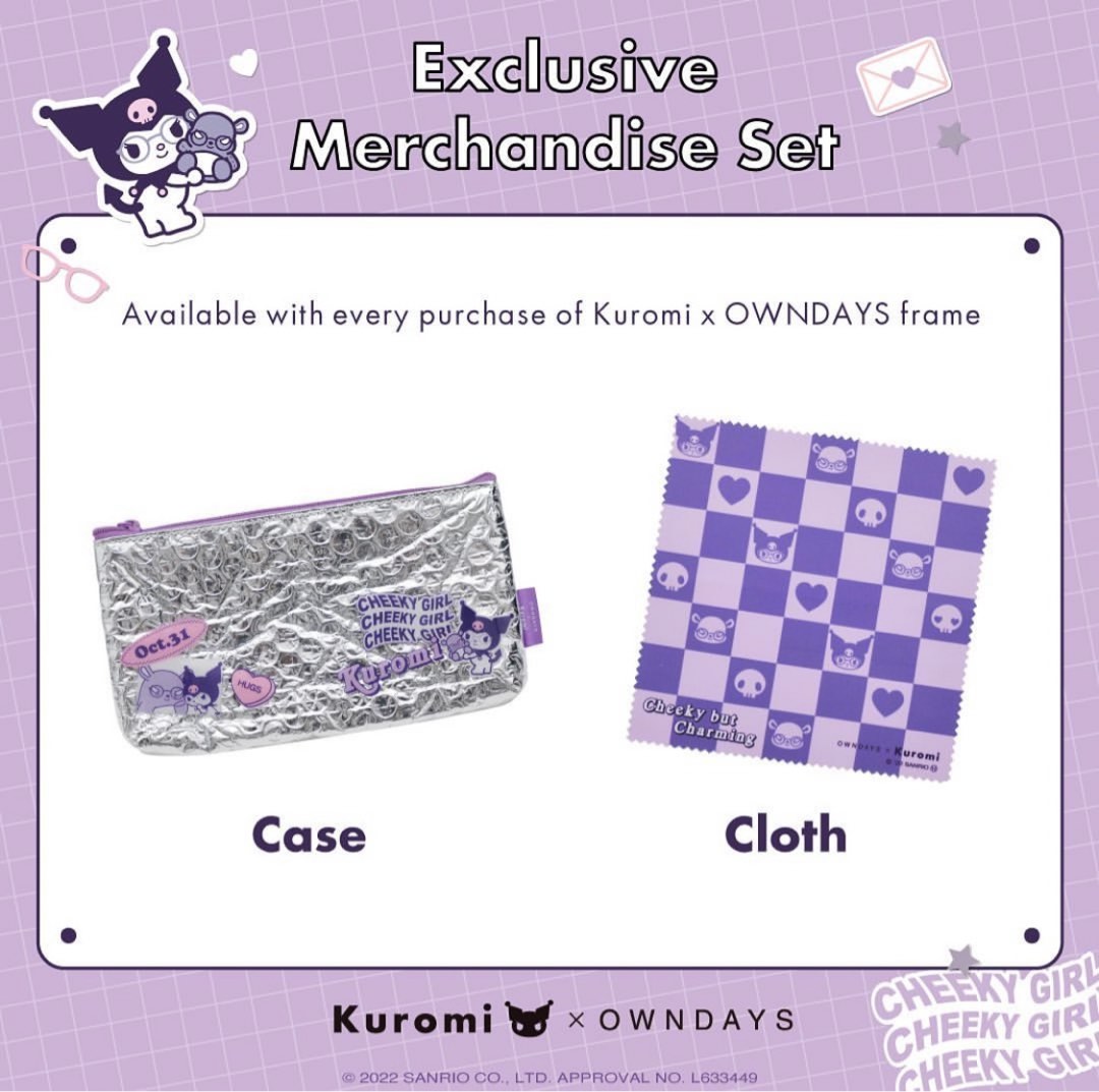Kuromi x Owndays Exclusive Case, Hobbies & Toys, Memorabilia ...