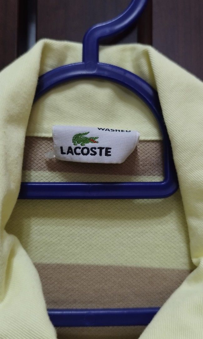 Lacoste Long sleeved Polo, Men's Fashion, Tops & Sets, Tshirts & Polo Shirts on Carousell