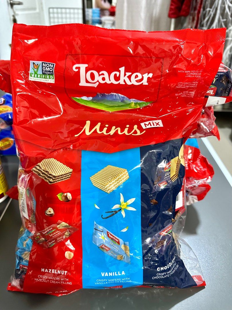 80 Pcs Mini Loacker Wafer Hazelnut Vanilla Chocolate from US, Food ...