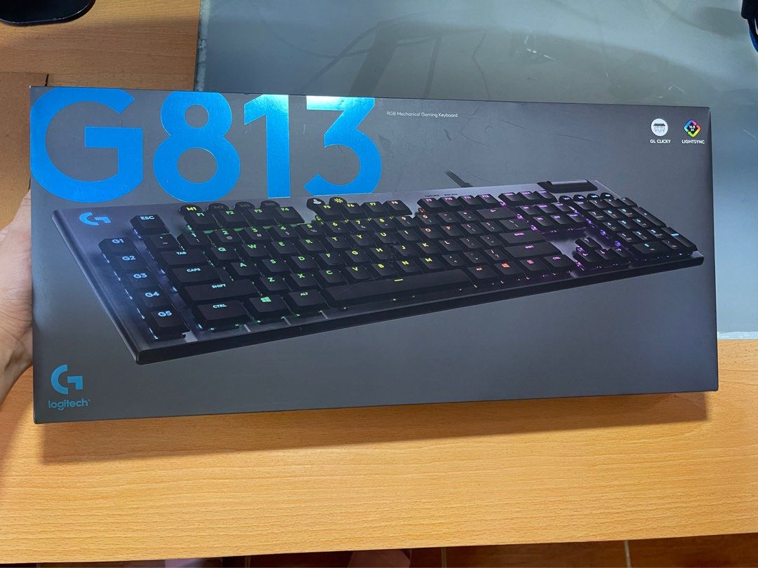 Logitech G813 LIGHTSYNC RGB MECHANICAL Gaming Keyboard, Computers ...