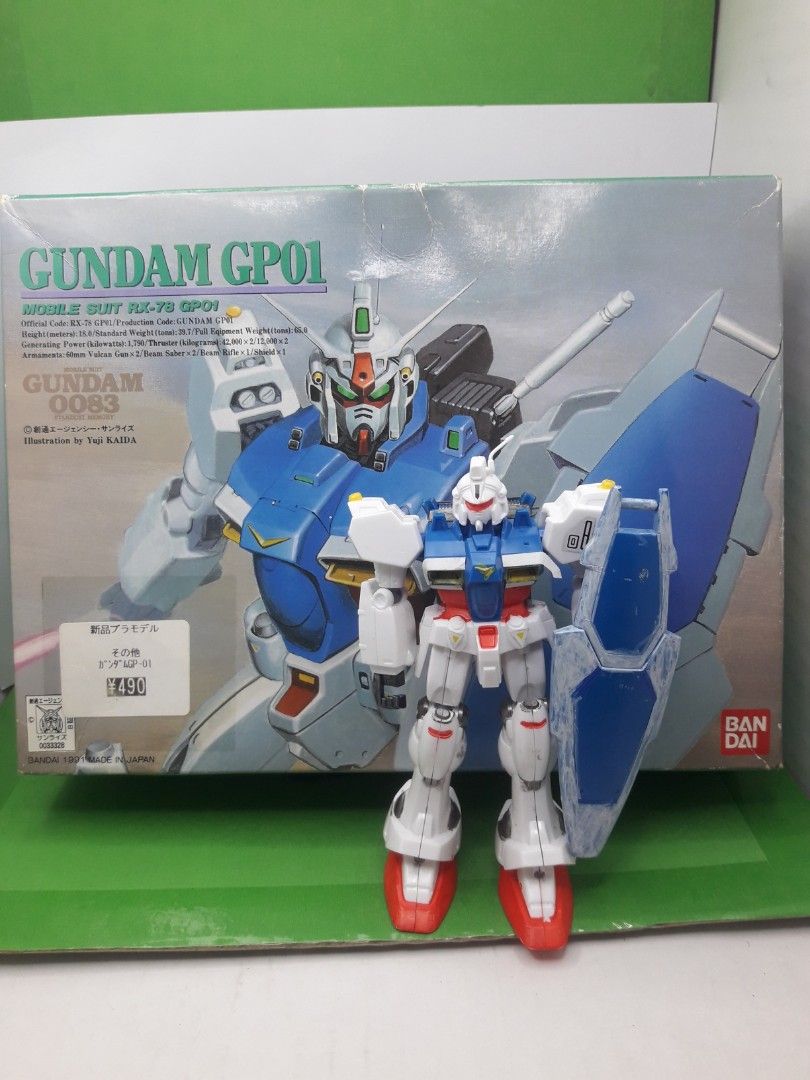Lolo Gundam GP01 Built vintage 1991, Hobbies & Toys, Toys & Games on Carousell