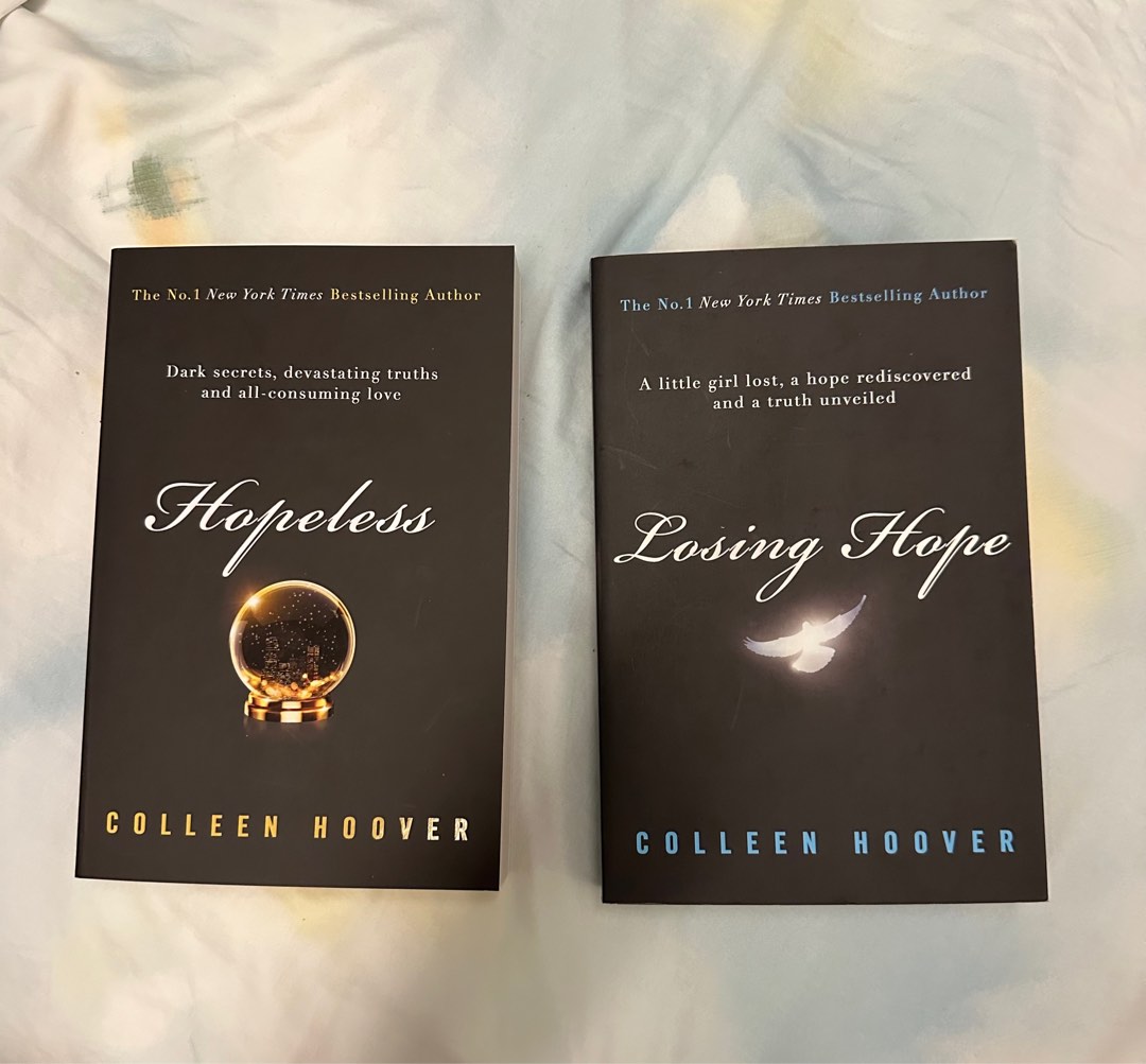 losing hope & hopeless -colleen hoover, Hobbies & Toys, Books ...