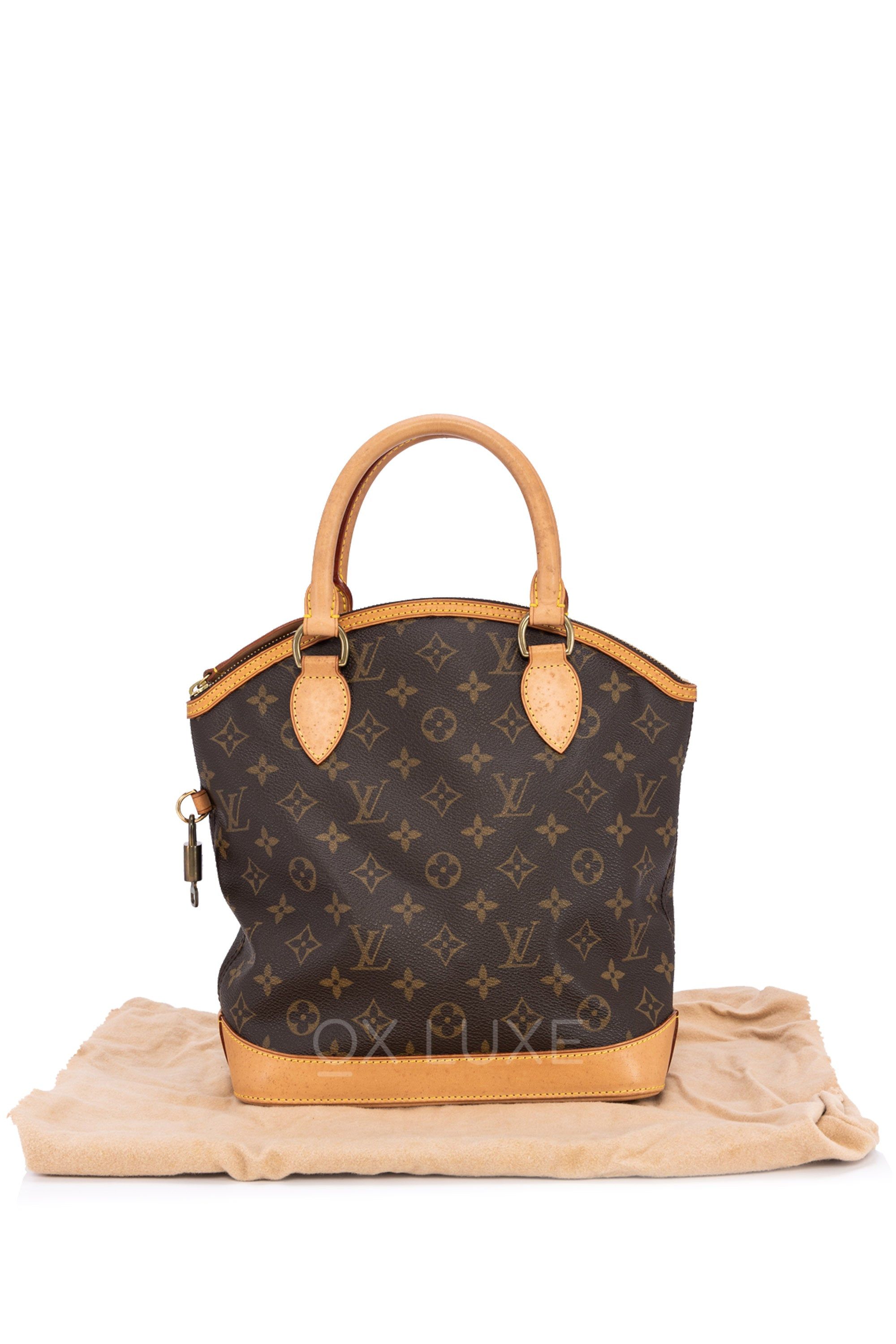 Louis Vuitton LV LockIt PM Top Handle Bag Monogram Coated Canvas M40102 oxluxe, Luxury, Bags ...