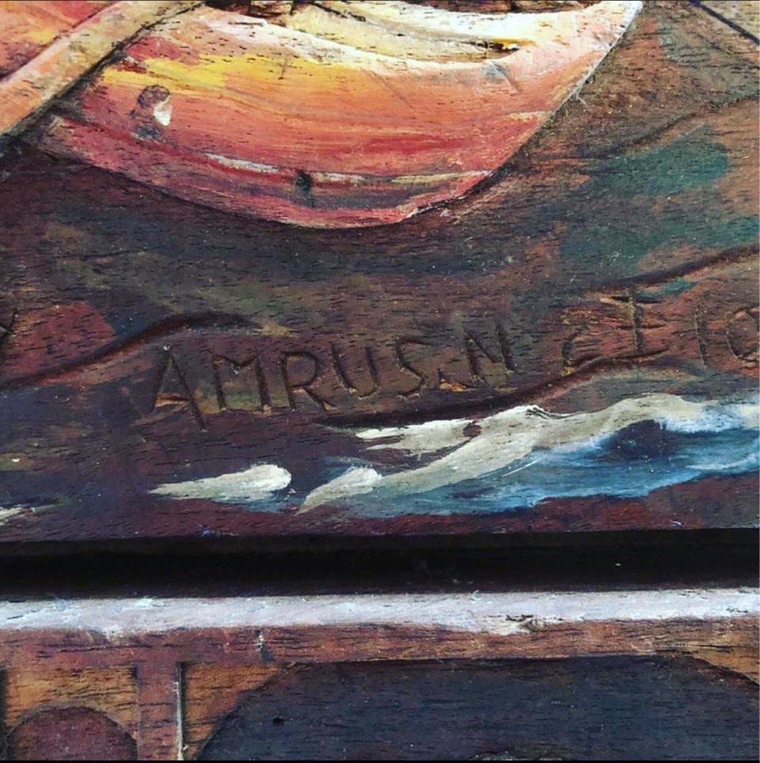 Lukisan karya Maestro Amrus Natalsya, Antik, Lainnya di Carousell